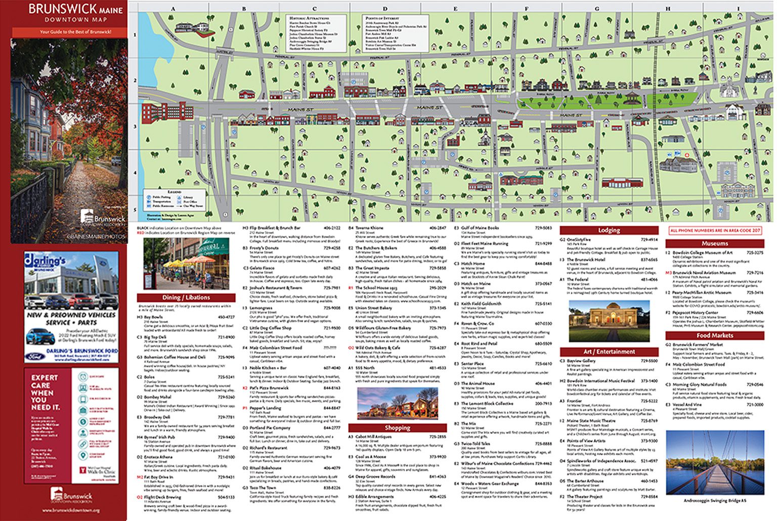 Map Of Downtown Brunswick Ga